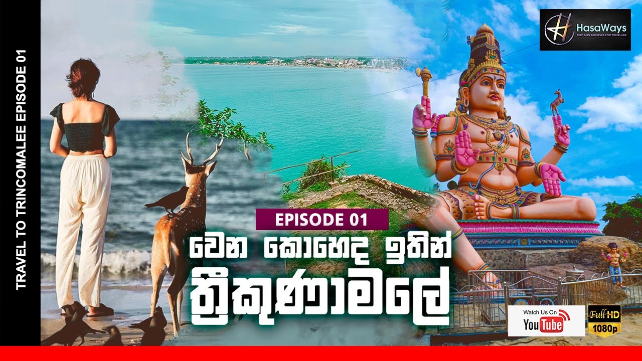 Trincomalee | Sri Lanka Travel Guide I episode 01 I වෙන කොහෙද ඉතින් ත් ...
