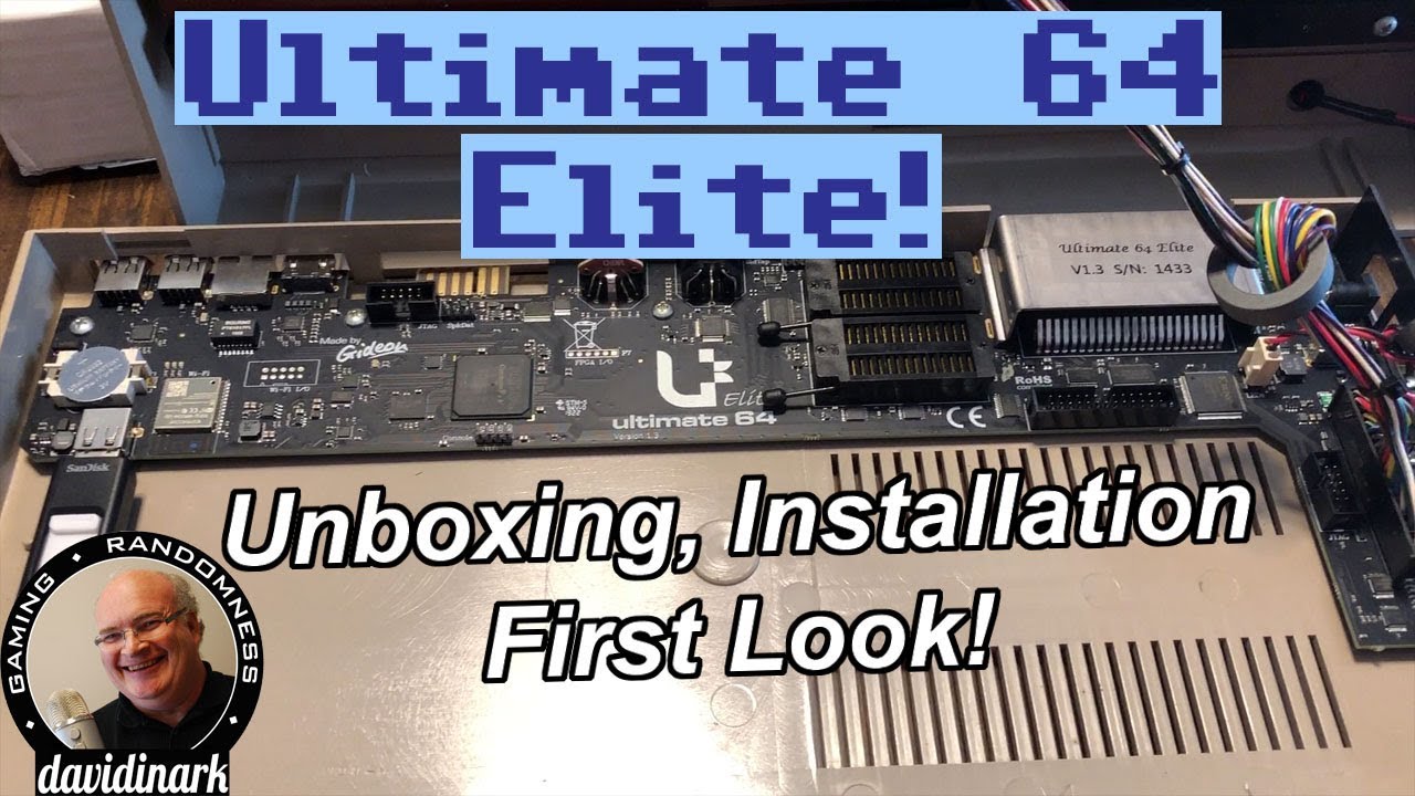 Ultimate 64 Elite: Unboxing, Install, First Look (Commodore 64 FPGA ...