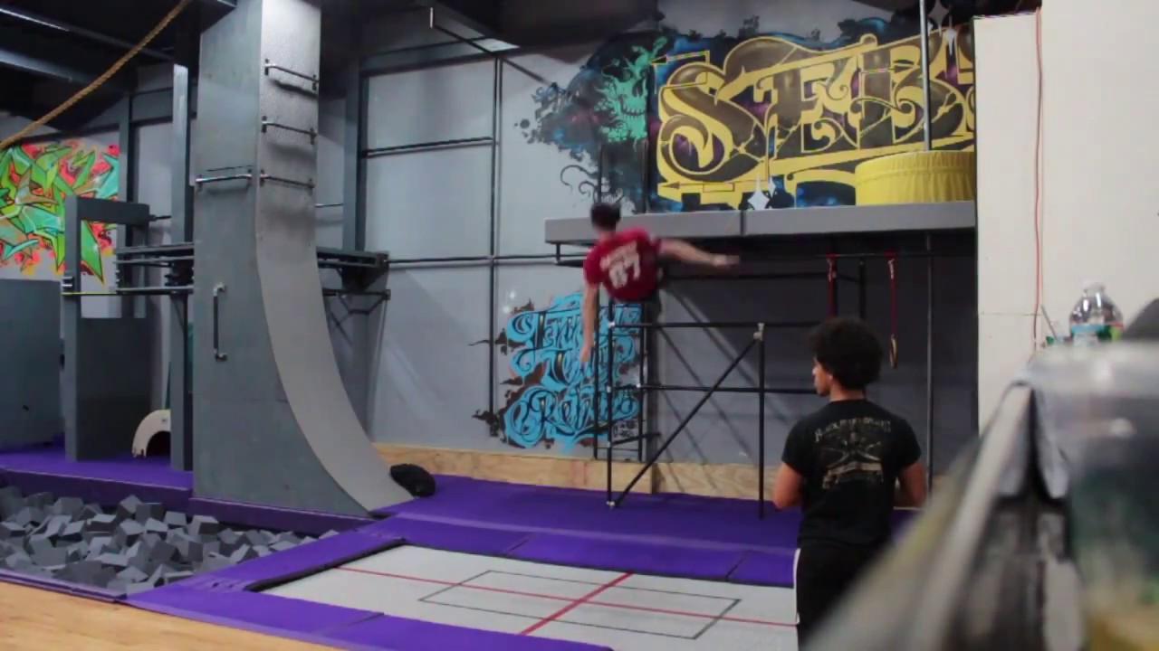 Tramp wall tricks at BKLYN BEAST - YouTube