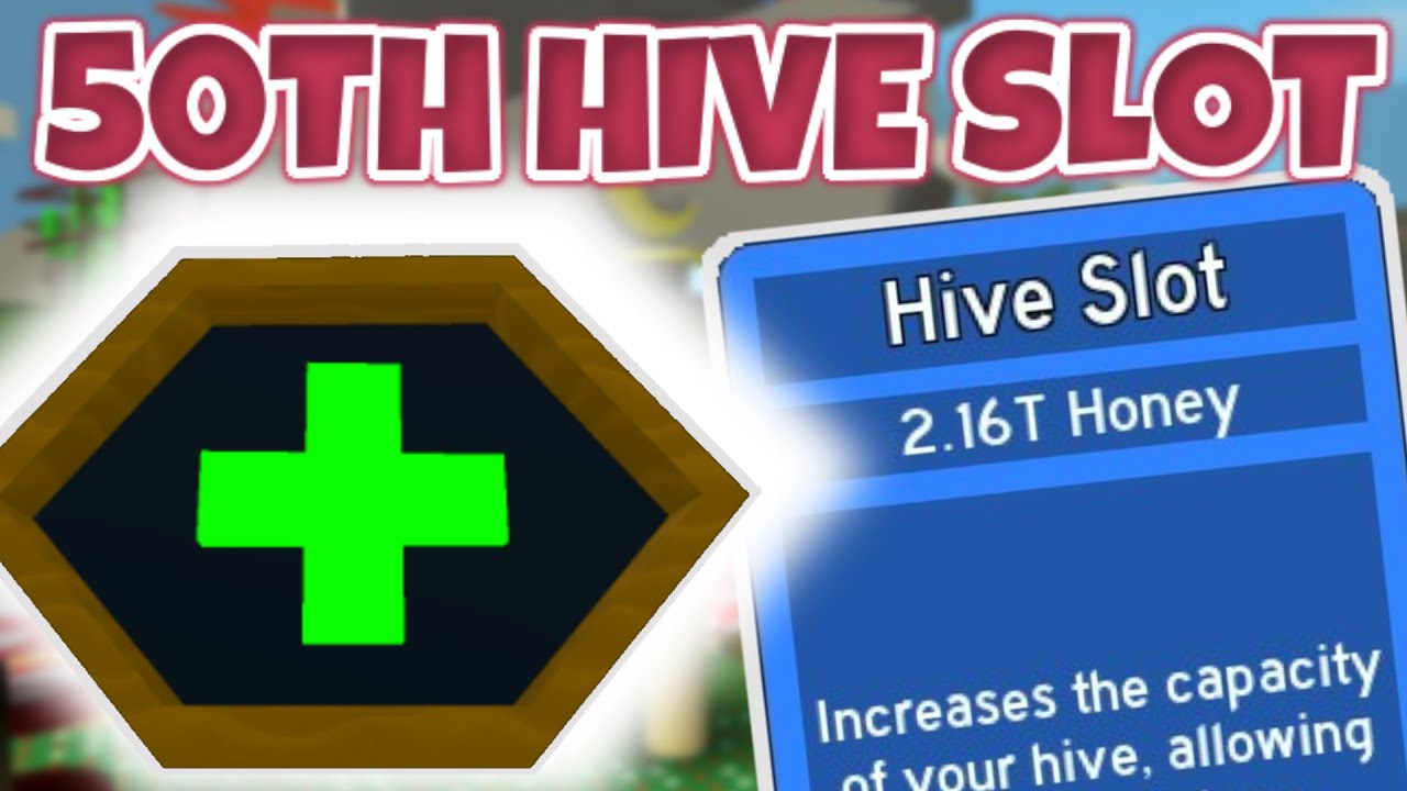 I BOUGHT THE 50TH HIVE SLOT (Bee swarm simulator) - YouTube