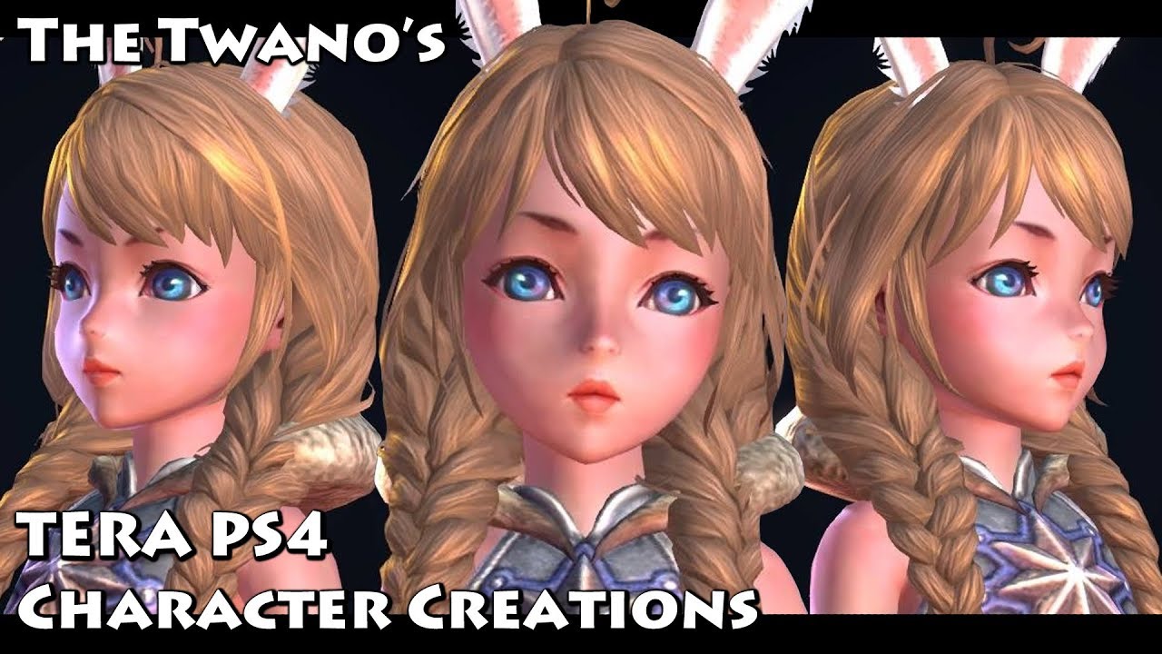TERA PS4 - Character Creation (Cute Female Elin) #4 - YouTube