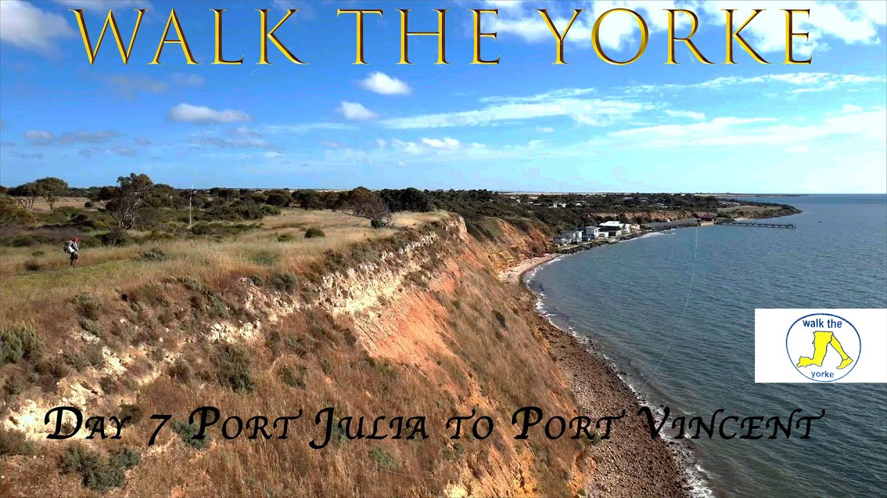 Walk The Yorke Day 7 - Port Julia to Port Vincent - YouTube