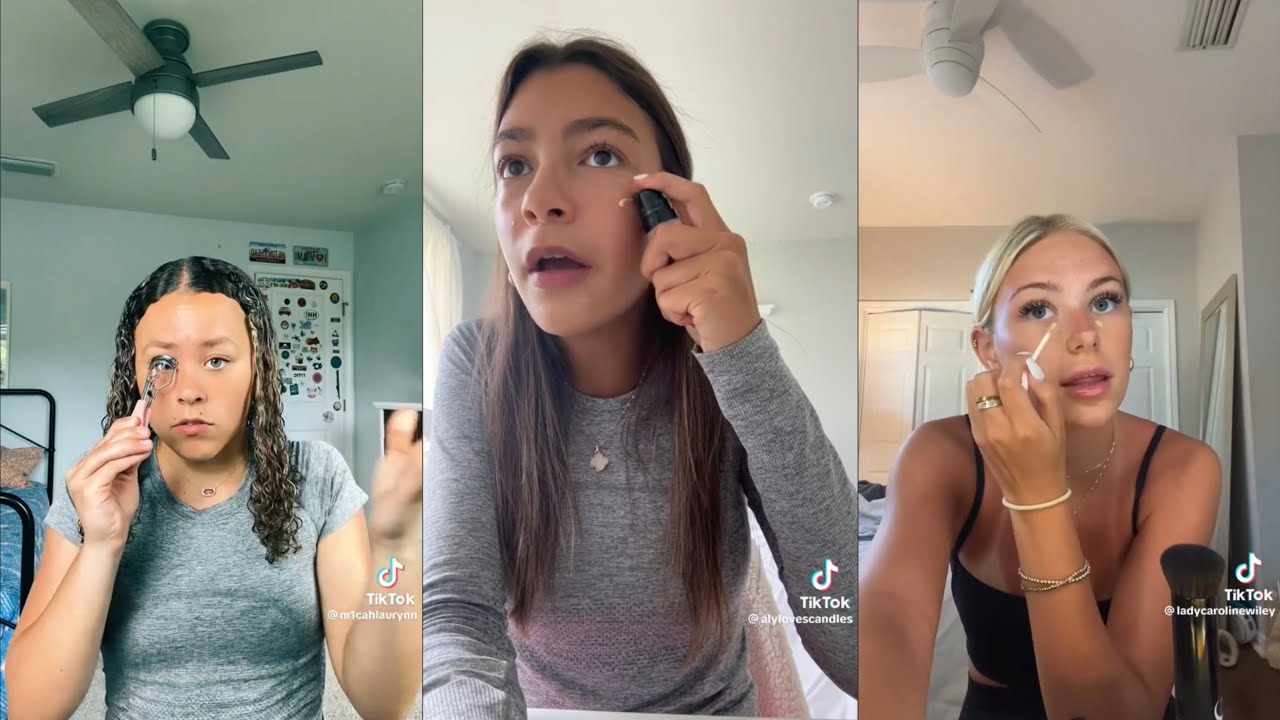 GRWM TikTok compilation - YouTube