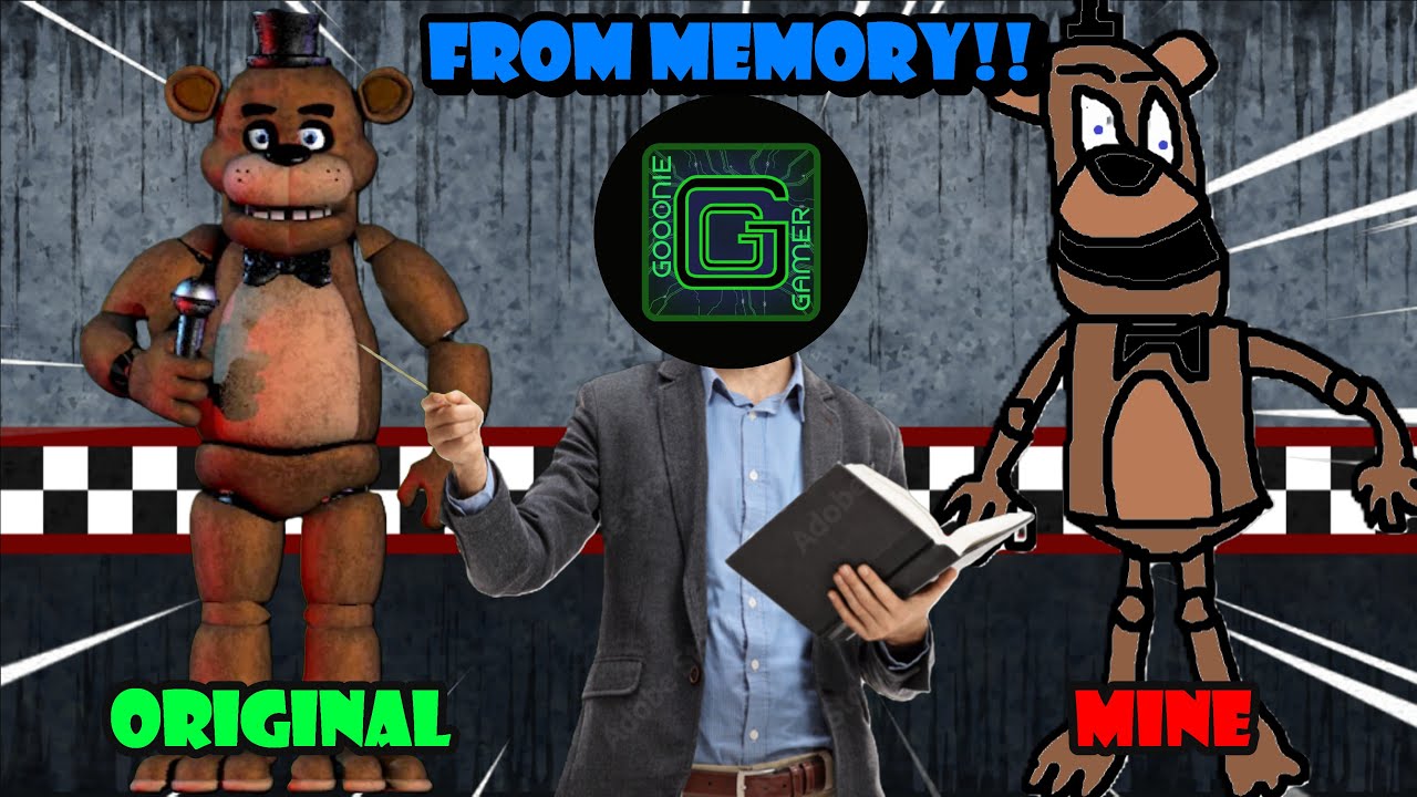Drawing FNaF Characters From Memory! - YouTube