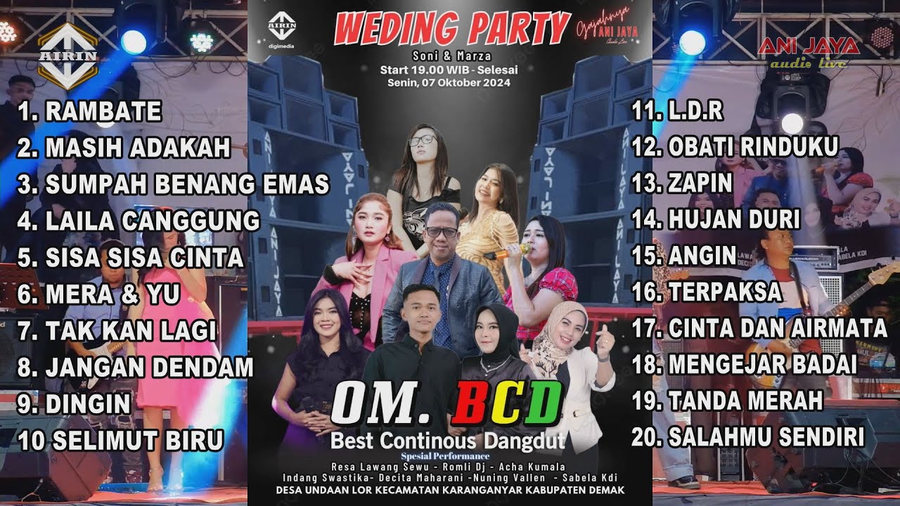 FULL ALBUM BCD Best Continous Dangdut Undakan Lor Karanganyar Demak ...