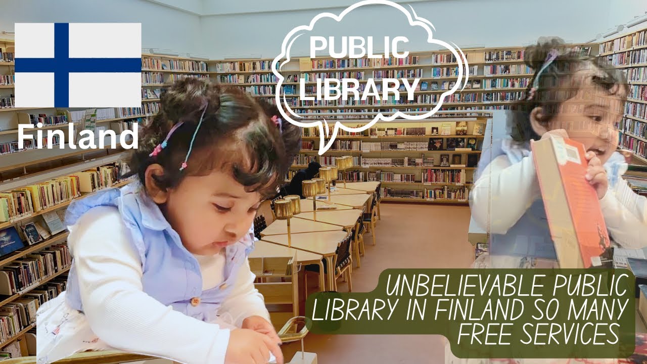 Hani First Time Visit Finnish Library | Finnish Public library Vlog ...