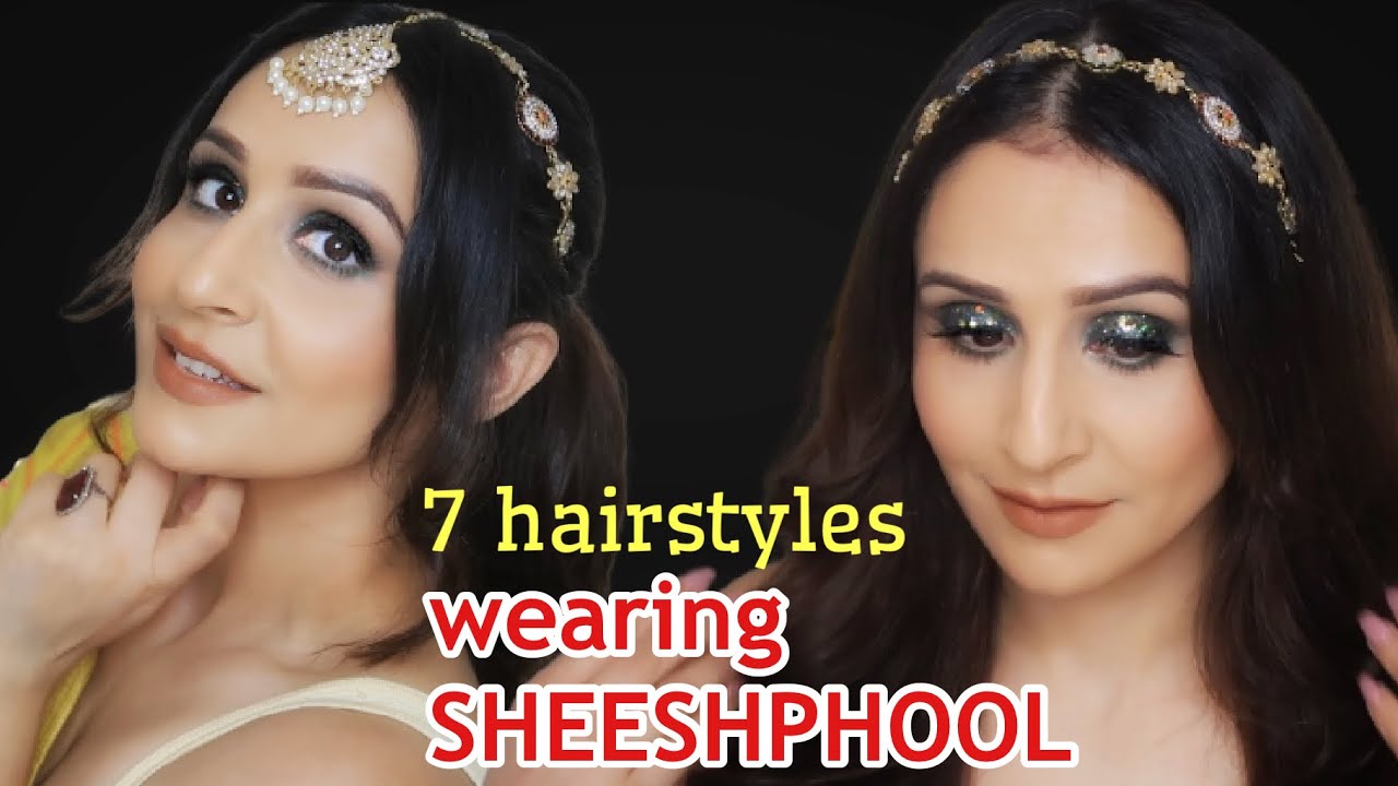 How To Wear A Sheeshphool || Different Hairstyles || By Monika | atelier-yuwa.ciao.jp