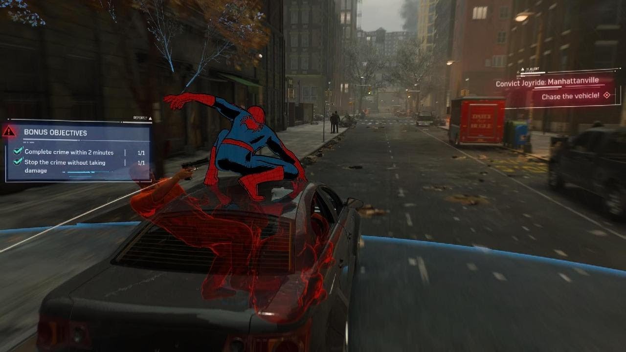 Car jacking convicts 2 Marvel's Spider-Man Remastered_ #spiderman - YouTube