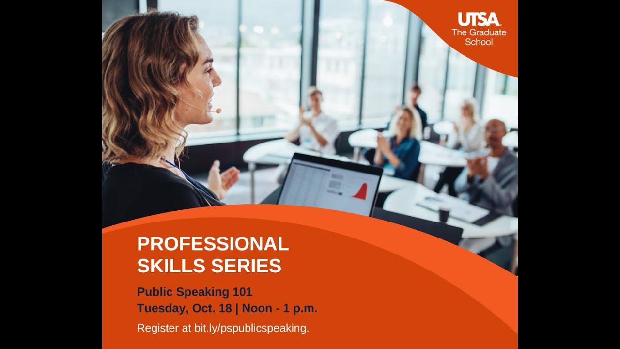 Professional Skills Series: Public Speaking 101 - YouTube