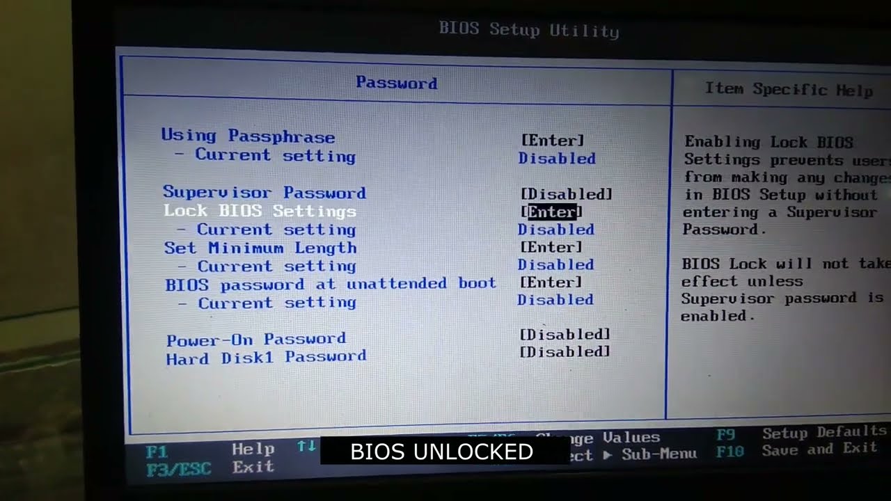 How to unlock BIOS Password from Lenovo Thinkpad Laptop || LENOVO X100E ...
