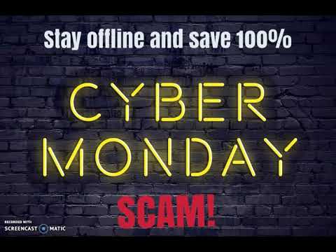 Cyber Monday is a SCAM. Save your money - YouTube