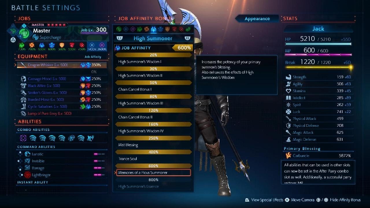 STRANGER OF PARADISE FINAL FANTASY ORIGIN Riverboat Gambler build ...