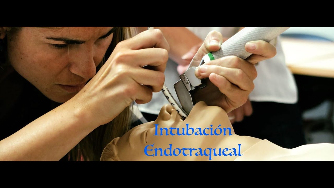 Intubacion Endotraqueal - YouTube