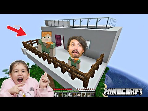 MİNECRAFT BULUTLARIN ÜZERİNE EV YAPTIK 😄 MİNECRAFT 29.BÖLÜM