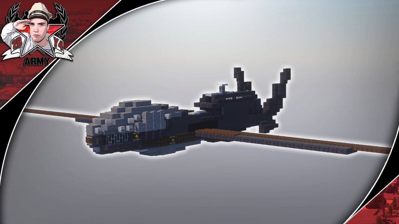 Minecraft: Modern Warfare RQ-4 "Global Hawk" | Unmanned Aerial Vehicle ...