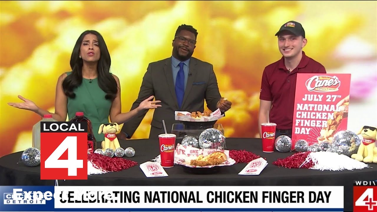Celebrating National Chicken Finger Day with Raising Cane's - YouTube