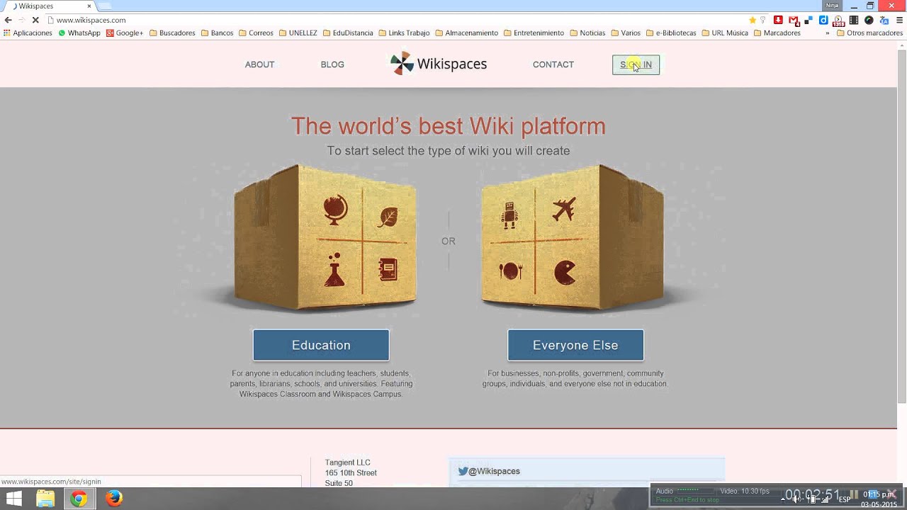 Crear una cuenta en Wikispaces - YouTube