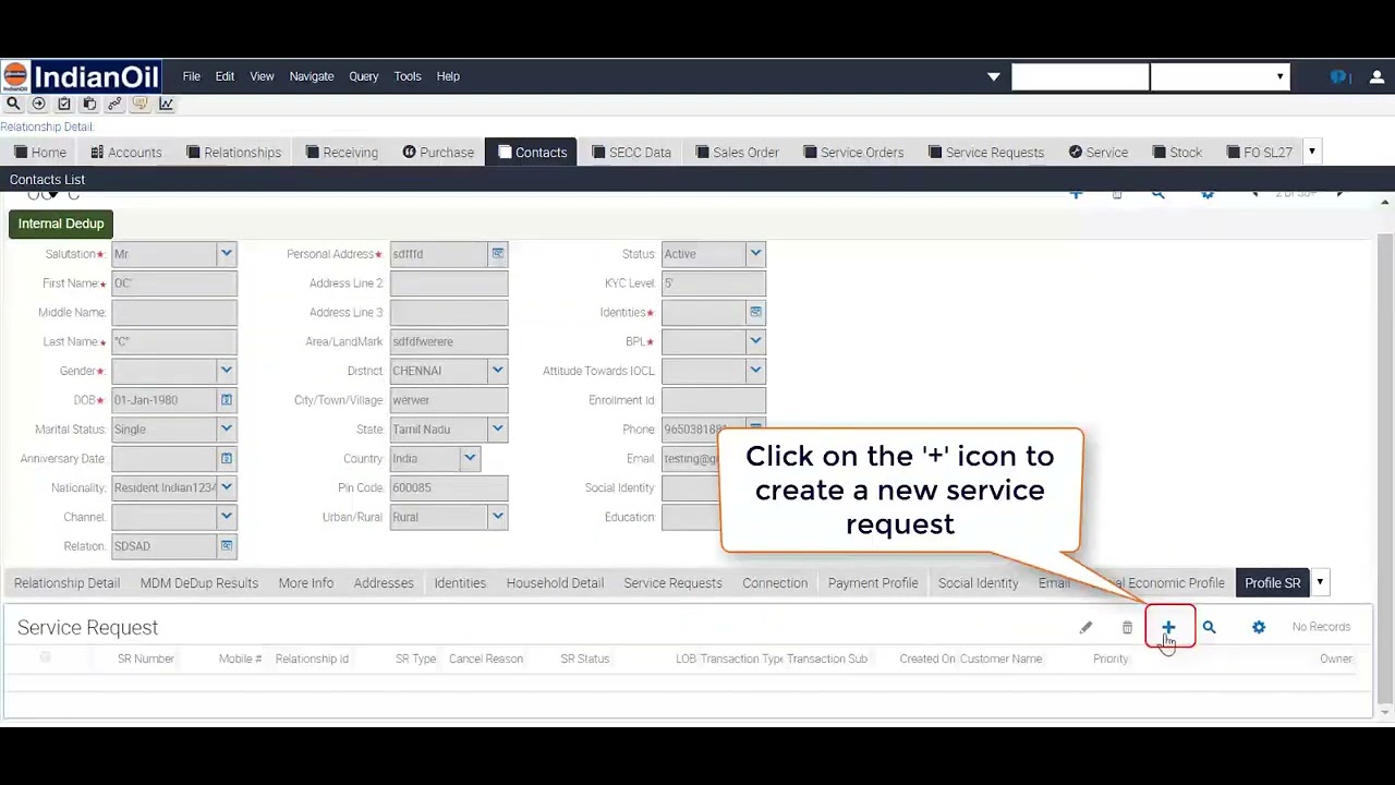Bank Seeding Request In SDMS Software ¦बैंक अकाउंट केसे जोड़े ¦ Indane ...
