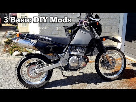 3 DIY Suzuki DR650 Modifications - YouTube
