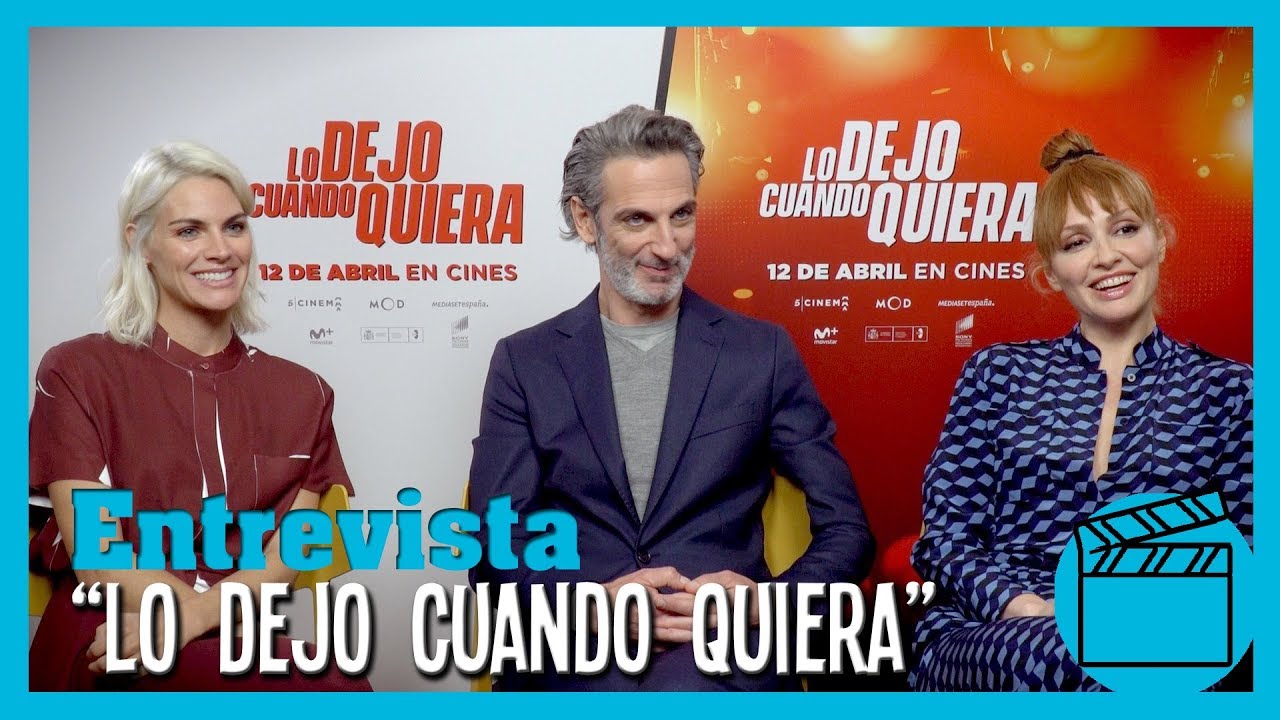 Entrevistas de la película "Lo dejo cuando quiera" Amaia, Ernesto y Cristina - YouTube