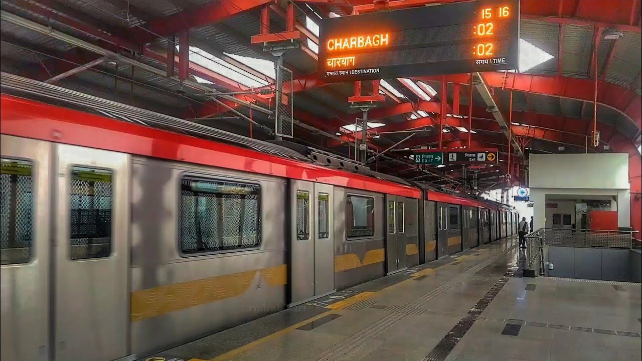 Lucknow Metro Journey Compilation Charbagh To Transport Nagar - YouTube