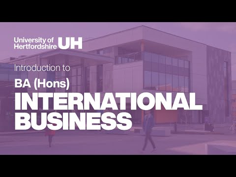 Introduction to BA (Hons) International Business