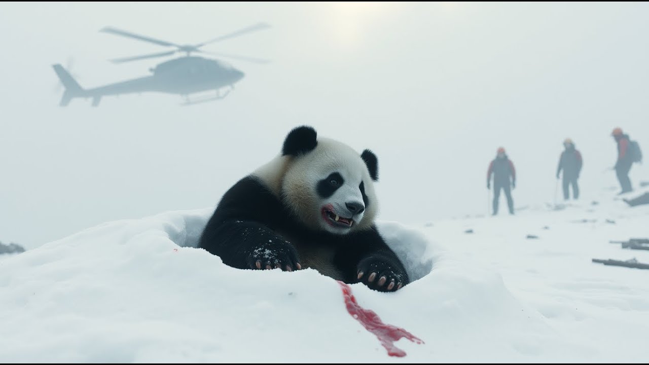 rescue team saves injured panda: an emotional journey!" - YouTube