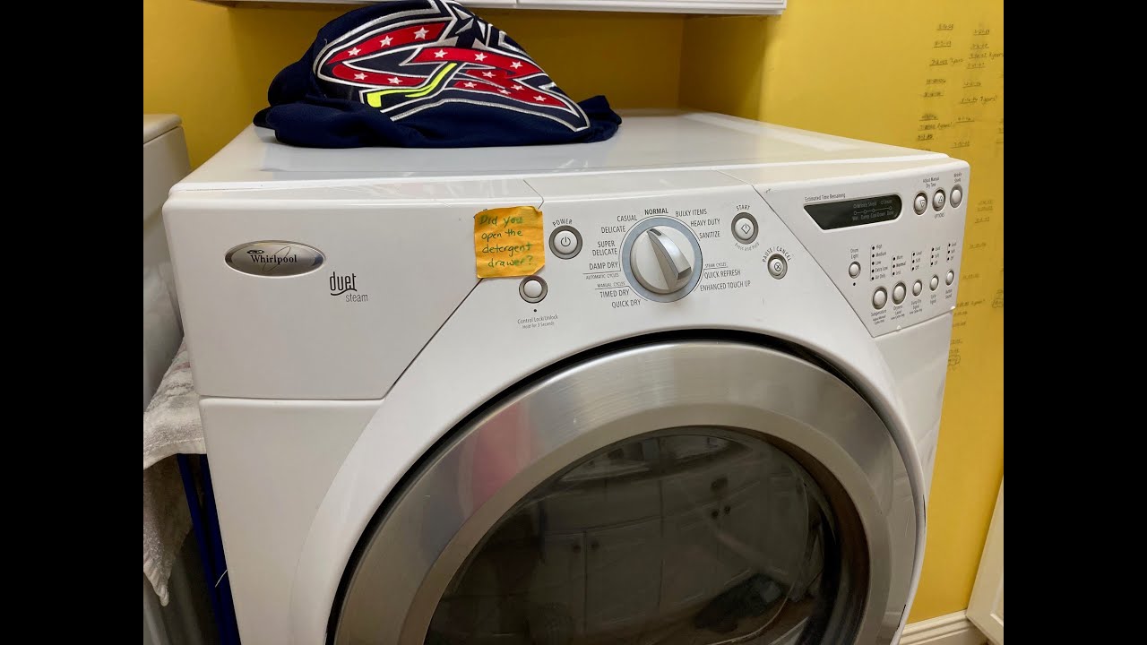 Whirlpool Duet Dryer WED9600TW Disassembly - YouTube