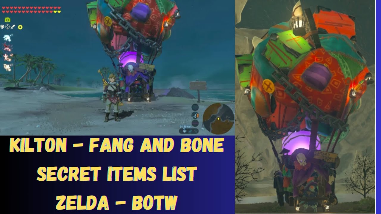 Kilton fang and bone shop - zelda breath of the wild - YouTube