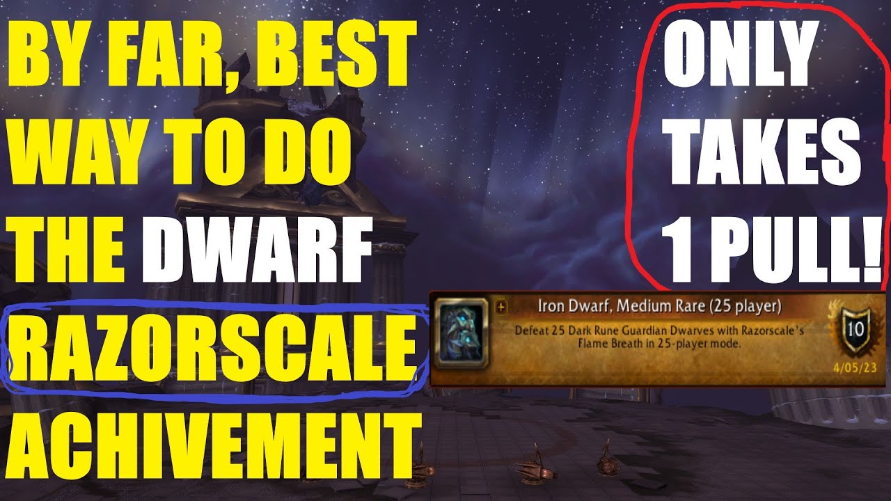 THE BEST AND EASIEST WAY TO DO THE ACHIVEMENT 'IRON DWARF MEDIUM RARE' IT ONLY TAKES 1 PULL ...