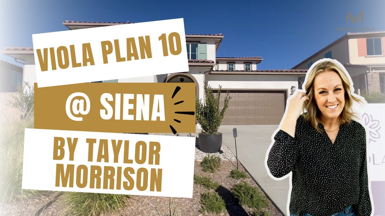 Viola Plan 10 by Taylor Morrison I 3,035 SF I Model Home Tour I Siena ...