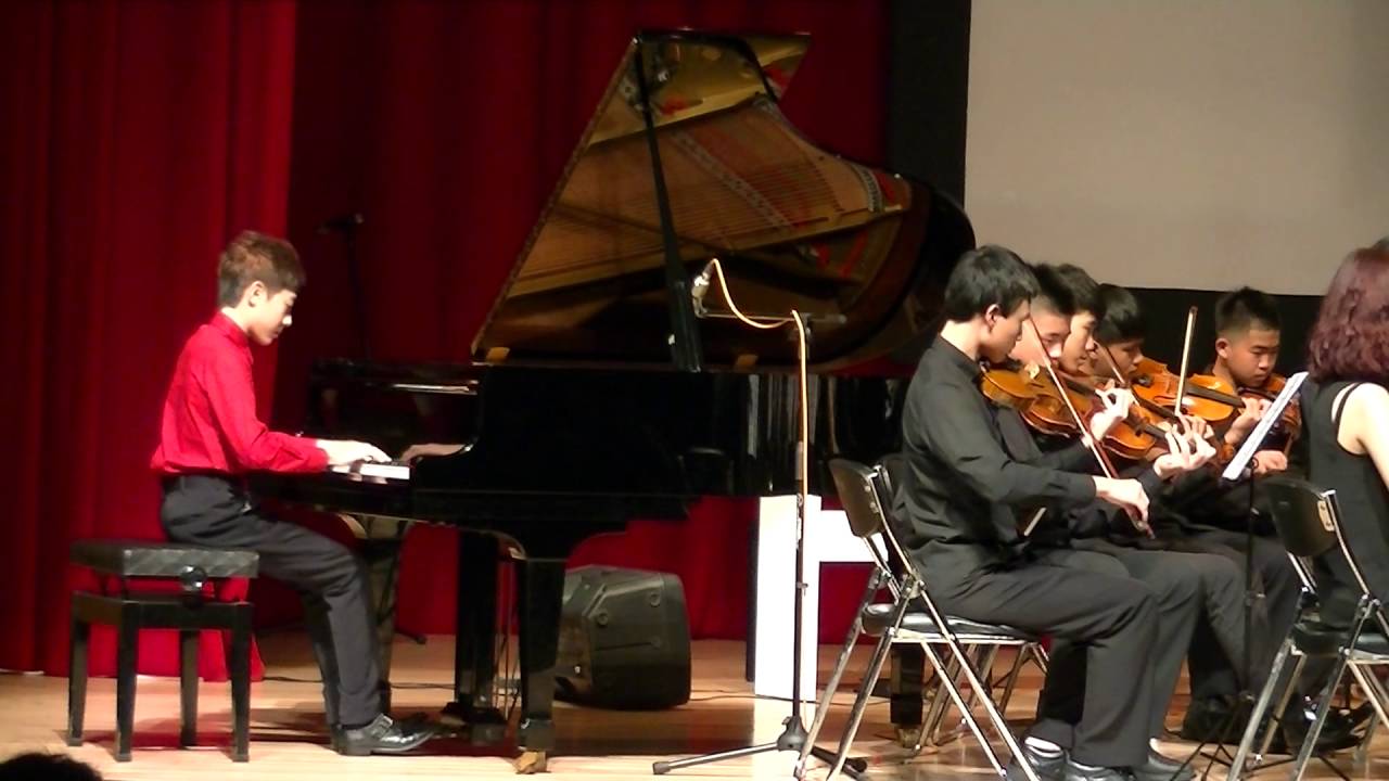Joshua Liang(梁睿恆) Played Mozart Concerto in A major No 12 KV4141st ...