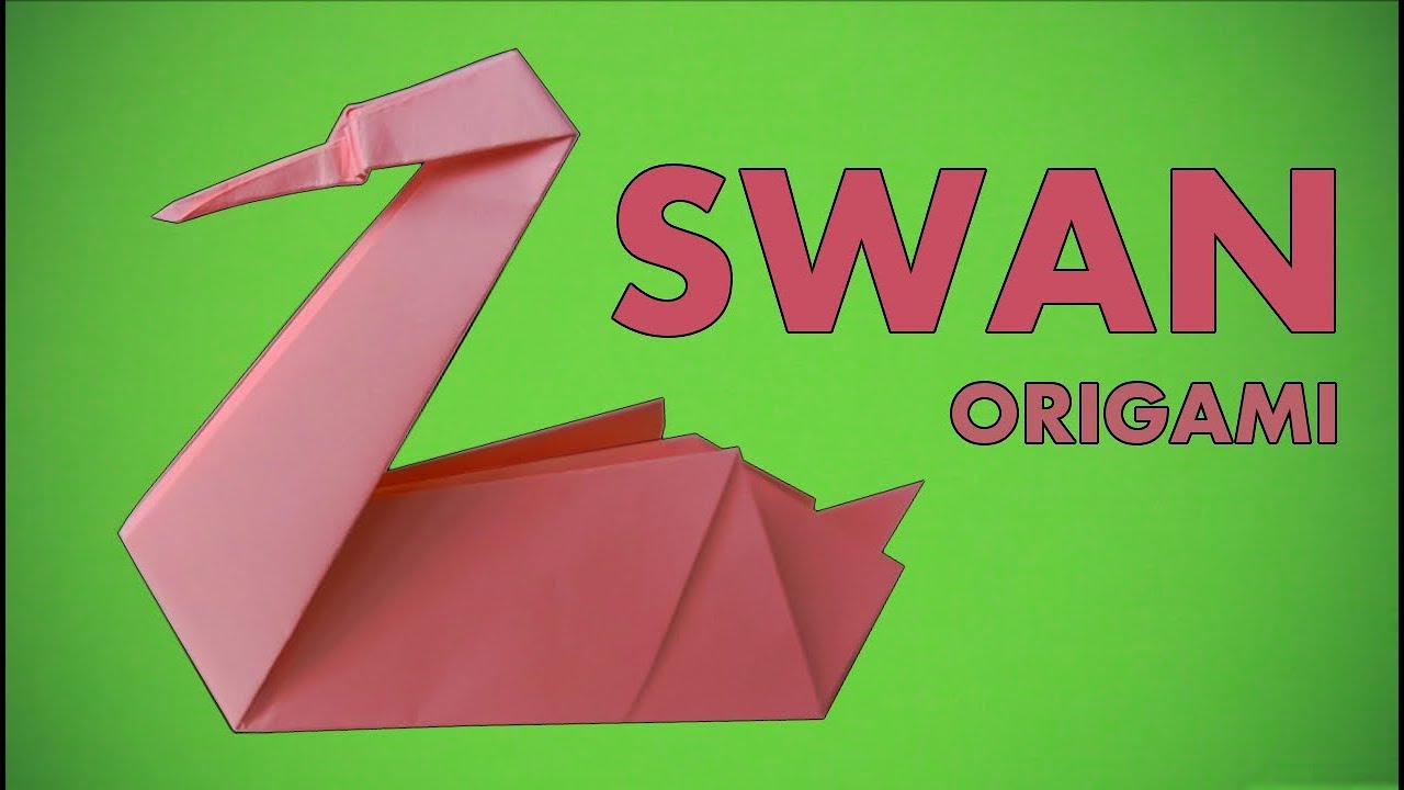 How to make ORIGAMI SWAN - YouTube