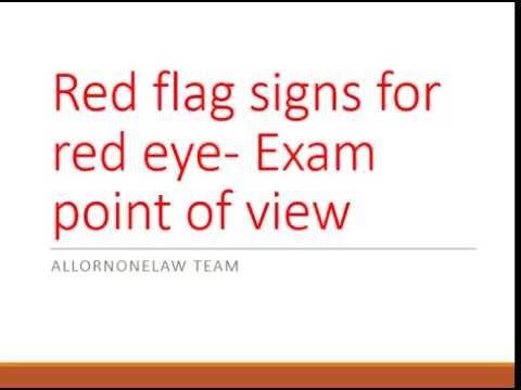 Examination of Red eye by an ophthalmologist Exam points - YouTube