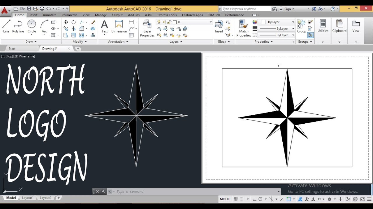 How To Draw A North Symbol In Autocad Easly YouTube how-to-draw-a-north-symbol-in-autocad-easly-youtube