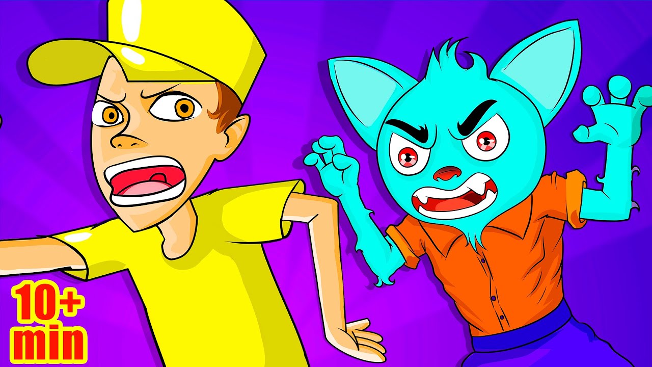 Big Grey Wolf Go away! | + More Kids Songs and Nursery Rhymes - YouTube