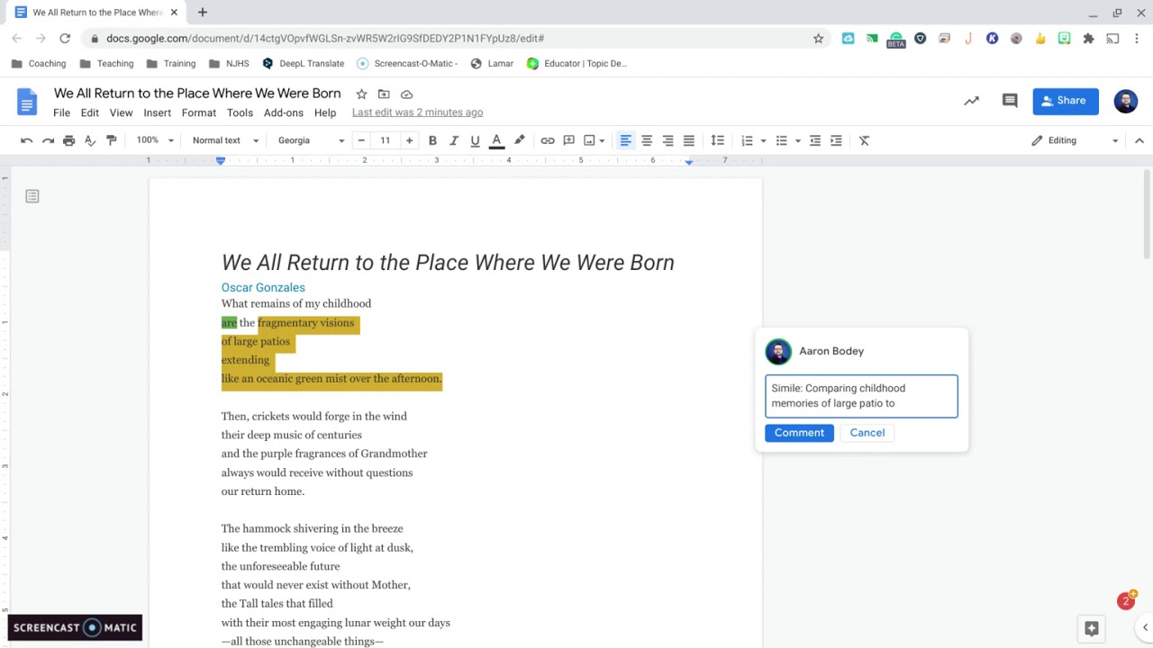 Skill Model: Simile & Metaphor with Author's Craft/Theme - YouTube