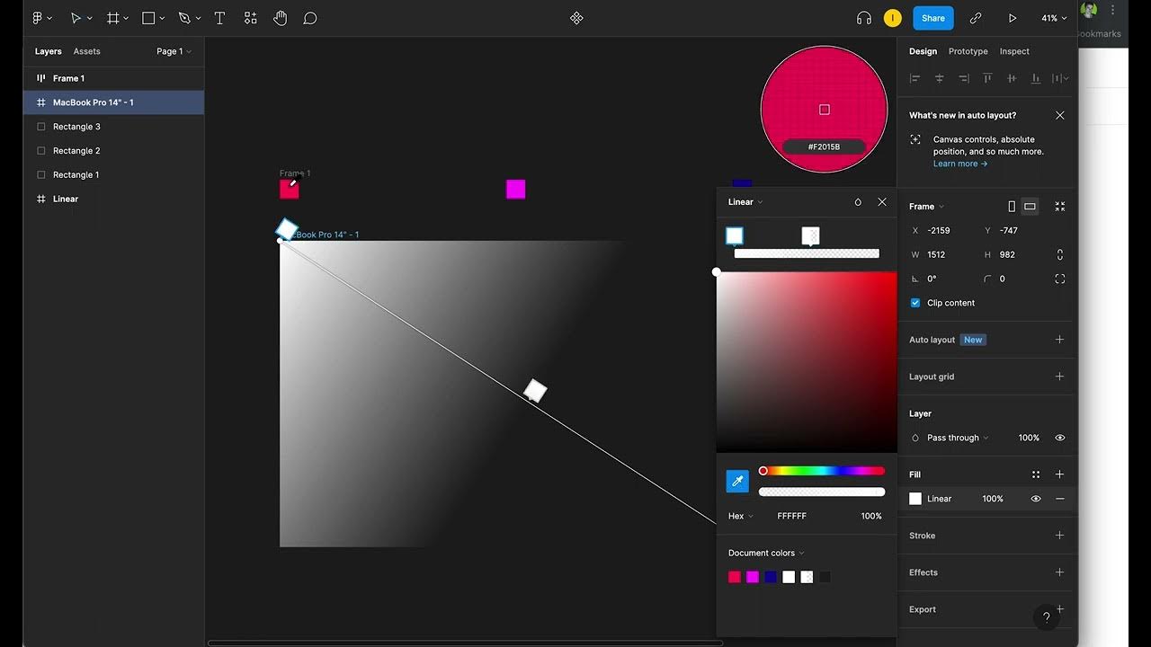 Make a css linear gradient in 30 seconds with Figma - YouTube
