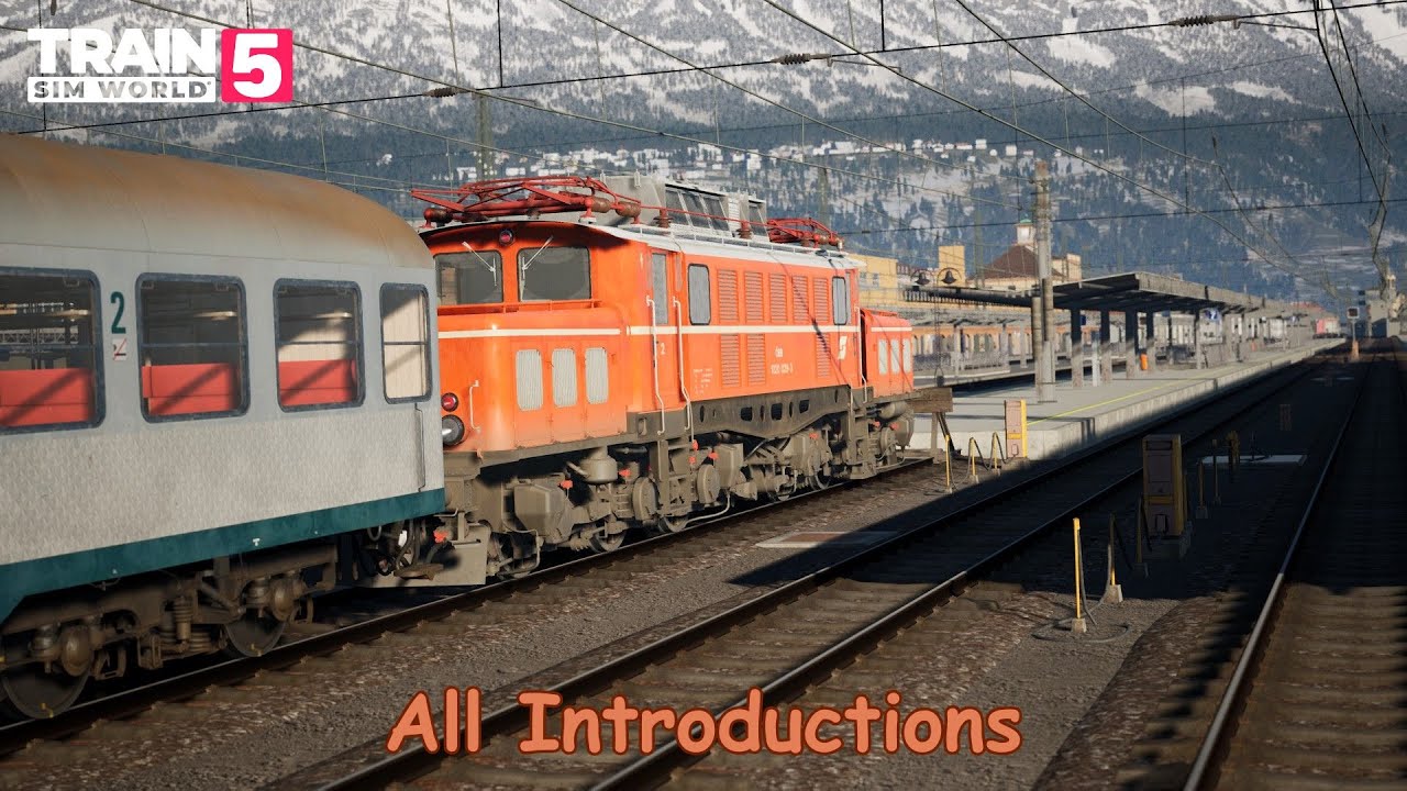 All Introductions - Mittenwaldbahn - First Look - Train Sim World 5 ...