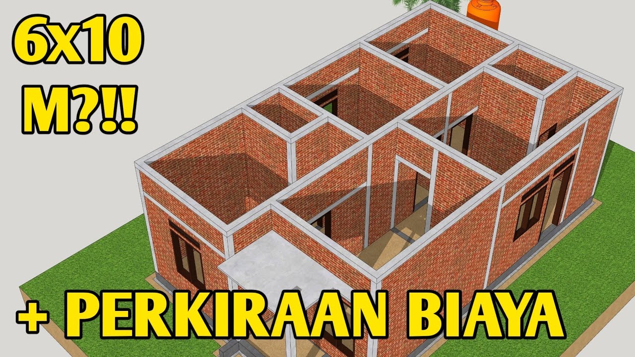 HITUNG BIAYA - Tahapan konstruksi DESAIN RUMAH Minimalis 6x10 Meter 3 ...