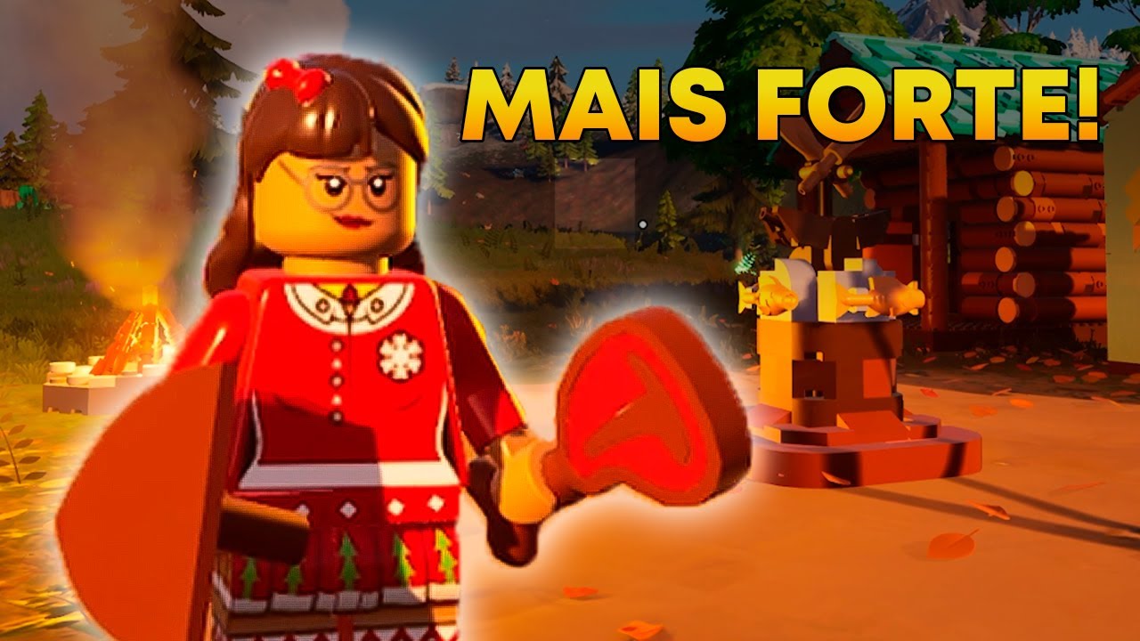 CADA VEZ MAIS FORTE E MELHORANDO A VILA... Lego Fortnite - YouTube