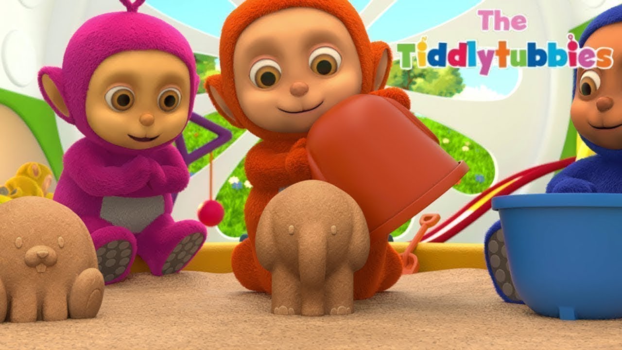 Teletubbies | Making Sandcastles! | Tiddlytubbies Season 4 Compilation ...