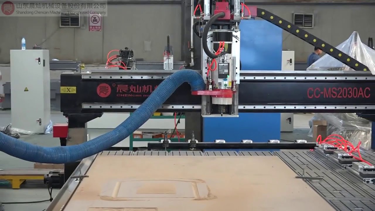 Chencan 2030 linear ATC cnc router machine 2030 for wood working - YouTube