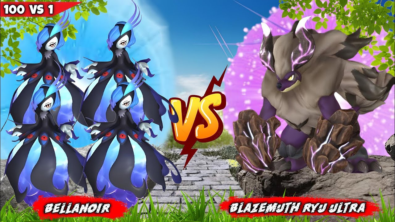 100 BELLANOIR VS 1 BLAZEMUT RYO ULTRA #34 - YouTube