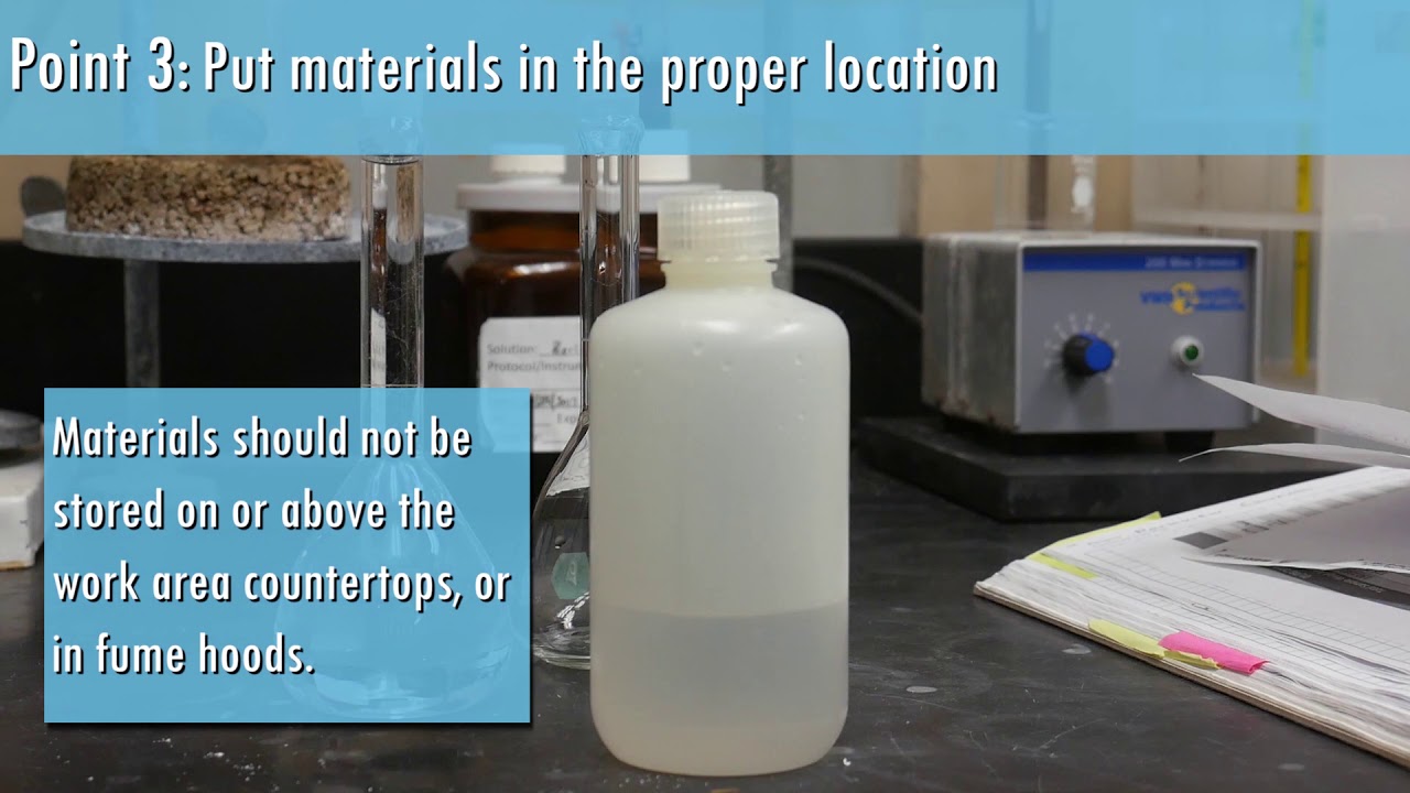 Water Sciences Laboratory Tutorial: Good Housekeeping Practices - YouTube