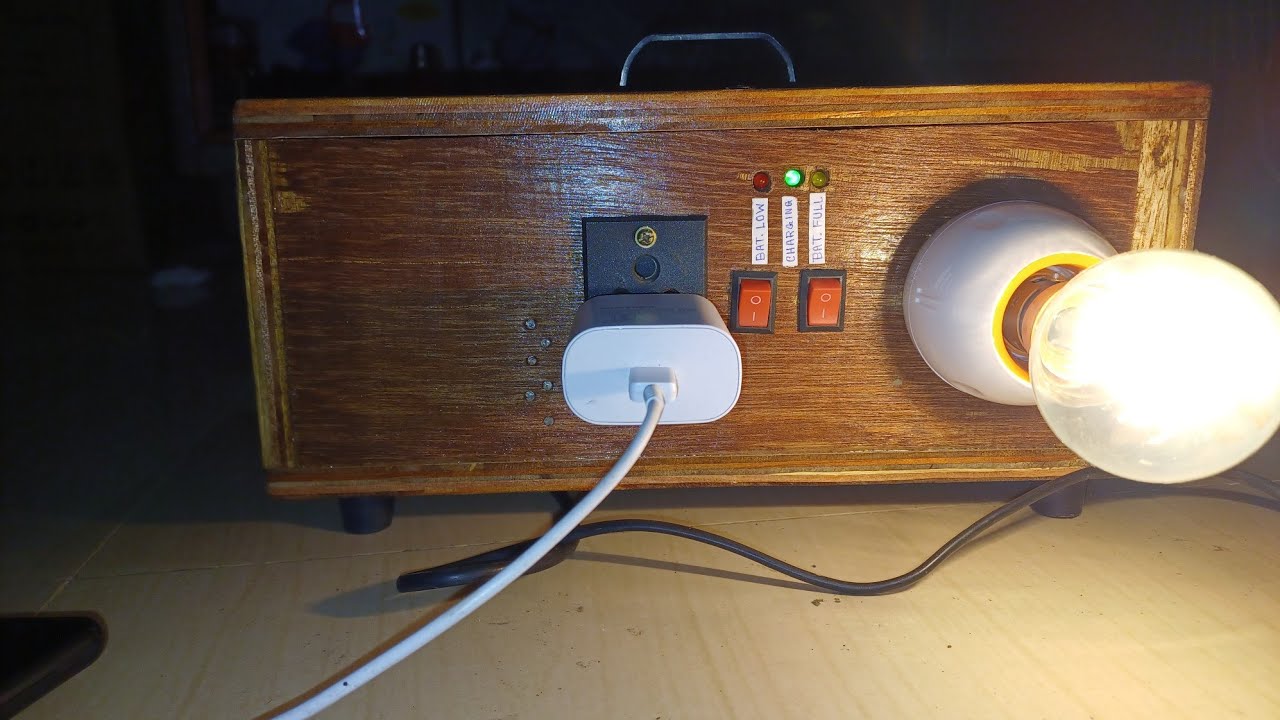 Handmade mini inverter from wood// full Automatic mini inverter - YouTube