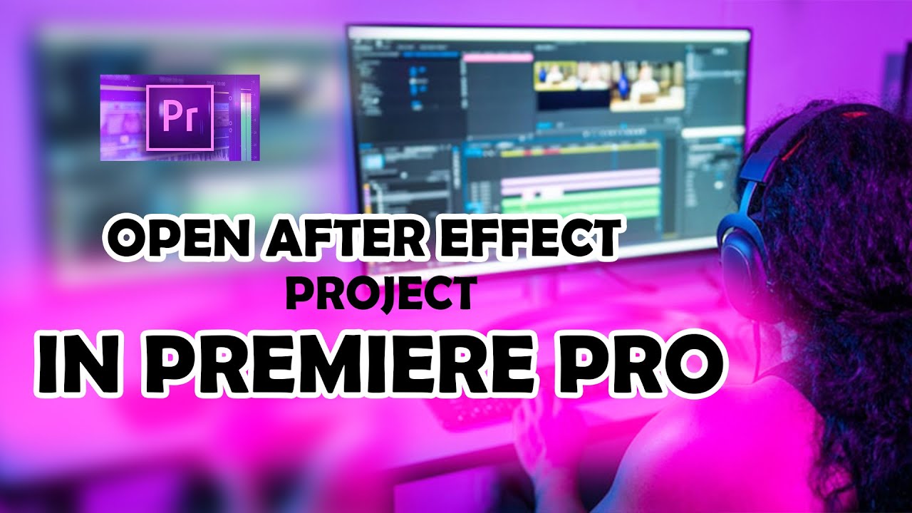 How to open after effect project in premiere pro #tutorials #how #edit - YouTube
