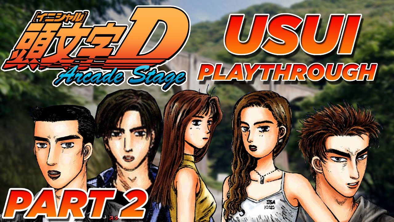 Initial D Arcade Stage Version 1 Playthrough - Part 2: Usui | ENG SUB ...