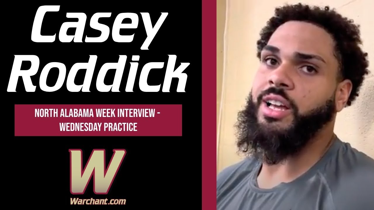 FSU Football | OL Casey Roddick on senior day, last game at Doak ...