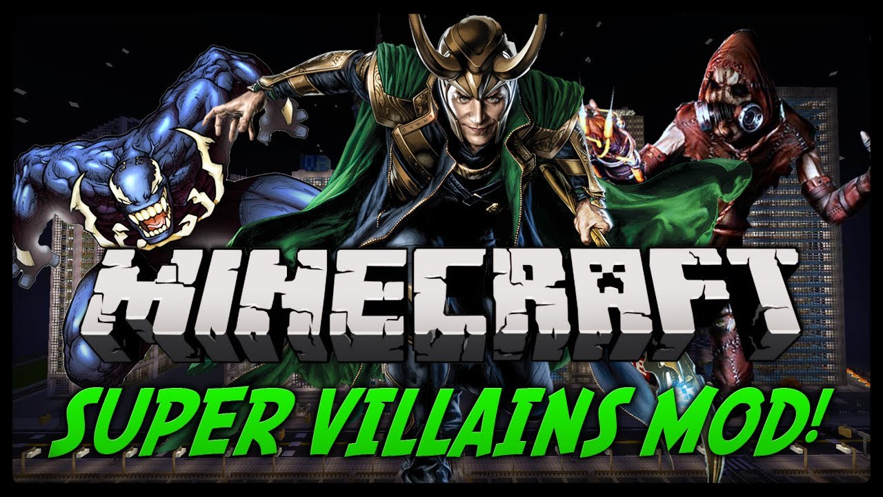 Minecraft: Mody 1.5.1 - SUPER VILLAINS! - YouTube